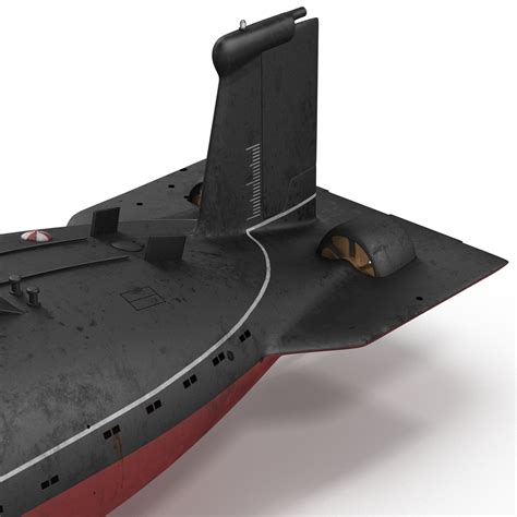 Typhoon Class Submarine 3d Max