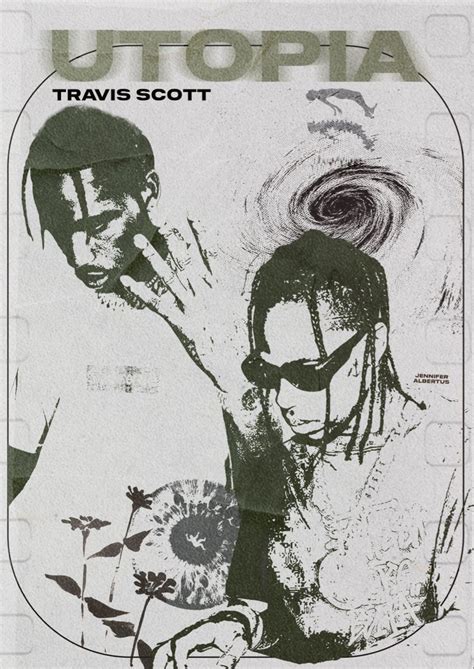 Travis Scott Utopia Poster Music Poster Design Graphic Poster Vintage Poster Art