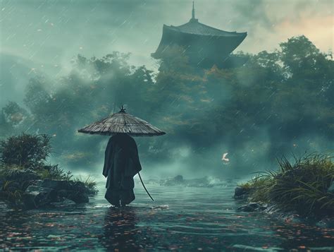 The Samurai With The Massive Hat By Ashvillia On Deviantart