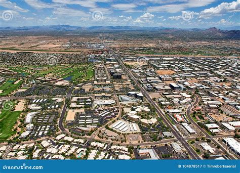 North Scottsdale Arizona Stock Image Image Of Aerial 104878517