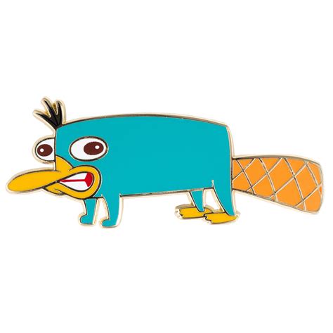Disney Phineas And Ferb Perry The Platypus Jumbo Trading Pin The Pink