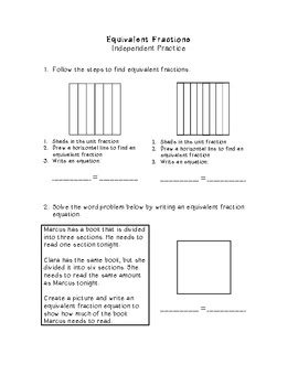 Equivalent Fractions Lesson Plan And Activities By Fifth Grade Renegade