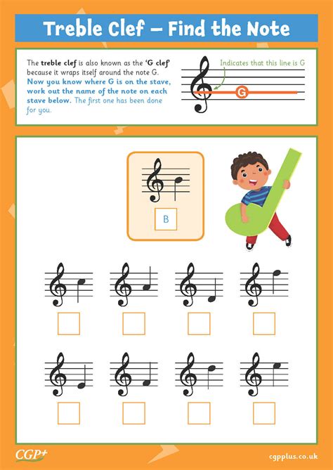 Treble Clef Note Naming Worksheets For Summer With Answers Anastasiya