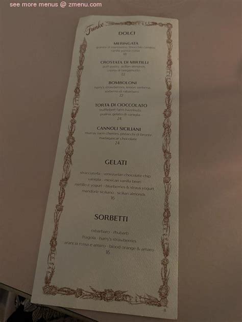 Online Menu Of Funke Restaurant Beverly Hills California 90210 Zmenu