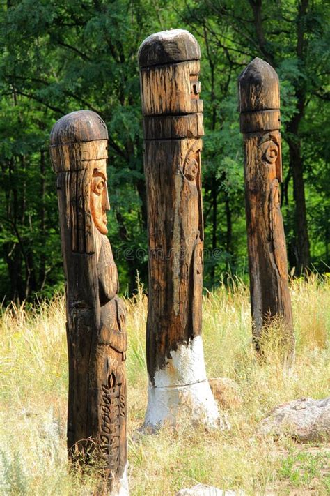 Statue Of Pagan God Moloch Molech Placed At The Entrance To The