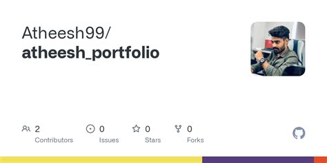 Github Atheesh99 Atheesh Portfolio