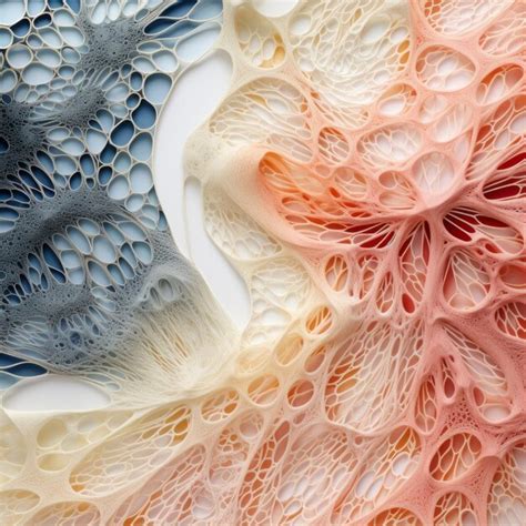 Premium Photo 3d Printed Sculptures Cellular Formations And