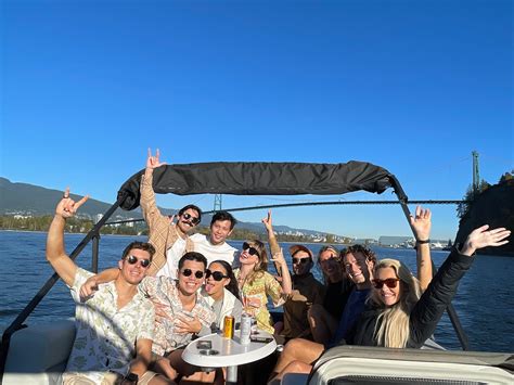 Bbq Boat Vancouver Luxury Party Pontoon Rental With Captain
