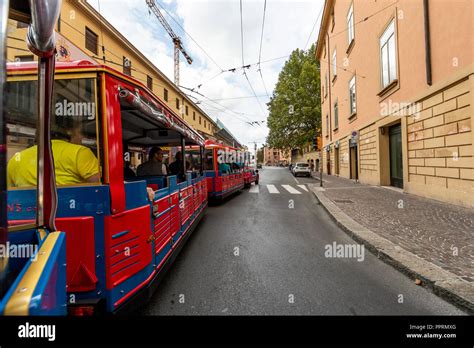 Taking The Tourist Red Train To Sanctuary Of The Madonna Di San Luca