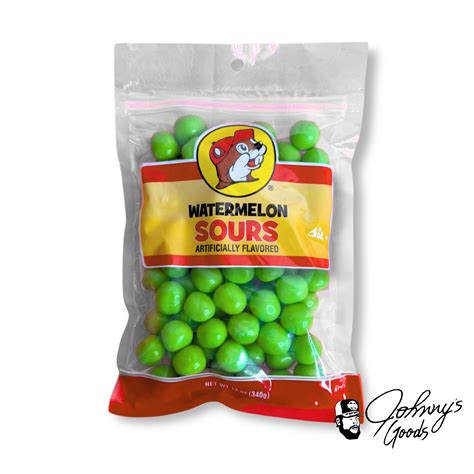 Buc Ees Fruit Sours Cherry Watermelon And Assorted Sours Candy