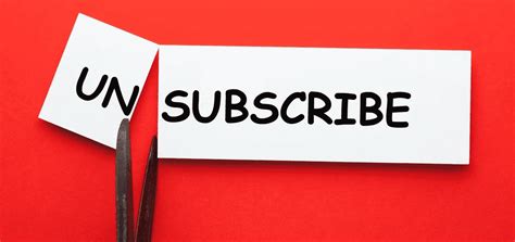 Email List Management And Subscriptions Unsubscribe Baxter