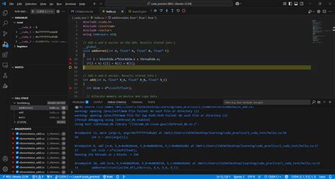 Cannot Step Into Cuda Kernel While Debugging With Vscode On Wsl2 Ubuntu 2204 Cuda Gdb