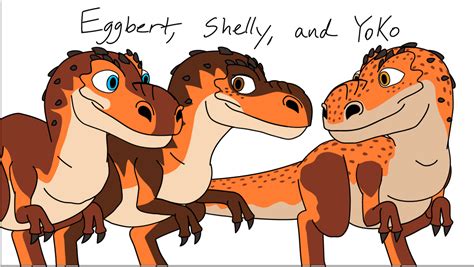 Eggbert Shelly And Yoko Grown Up By Raptordoodlez On Deviantart