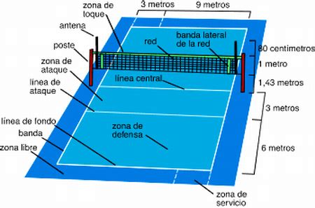Voleibol Campo De Juego Y Material