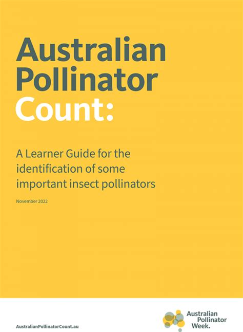 Australian Pollinator Count Learning Guide And Quiz Australian