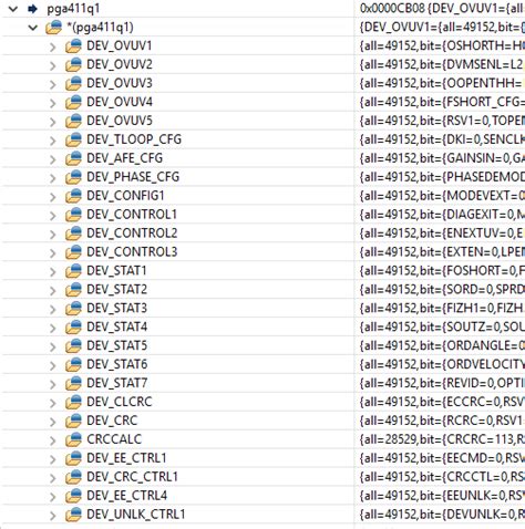 ccs pga411 q1 pga411 responses in initialization step sensors forum