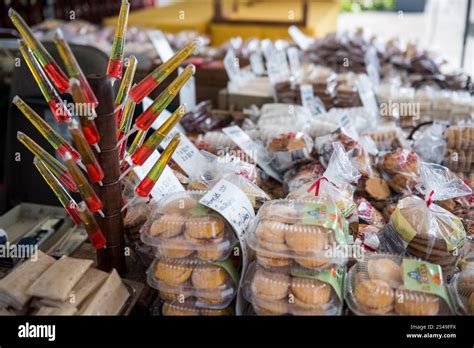 San Juan Puerto Rico February 25 2018 Dulces Tipicos A Street