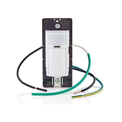 Leviton Decora Occupancy Motion Sensor Light Switch Auto On 2a Single Pole Platinum Imports