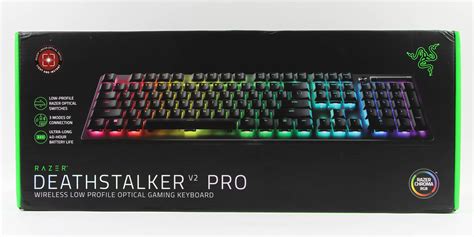 Razer Deathstalker V2 Pro Low Profile Wireless Optical Keyboard Review