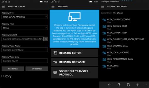 New Interop Tools App Lets You Edit The Registry On Your Windows 10 Mobile Device