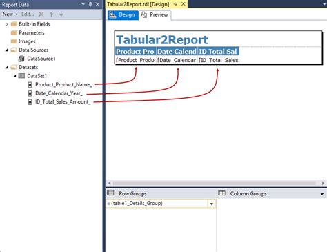 How To Create A Simple Ssrs Report Using Ssas Tabular Model Database