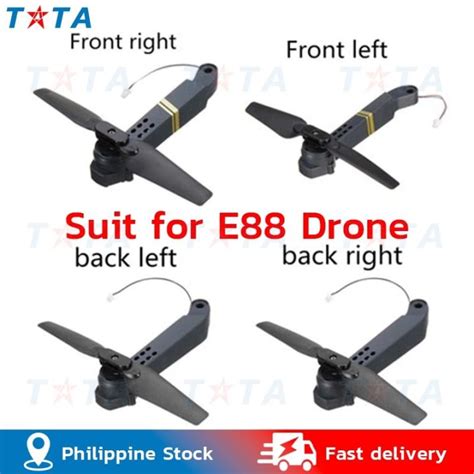 E88 Pro Rc Quadcopter Spare Parts Axis Arms With Motor Propeller