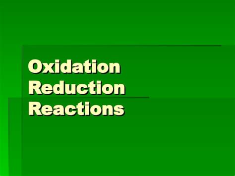 Redox Find The Equivalence Point Of The Redox Ppt