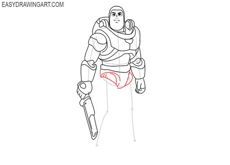 How To Draw Buzz Lightyear Easy Drawing Art