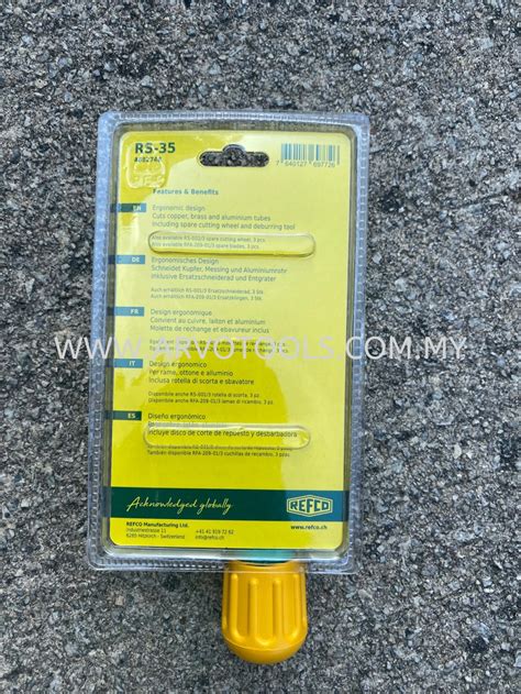 Refco Rs 35 Tube Cutter Tools And Instrument Refco Switzerland Ball