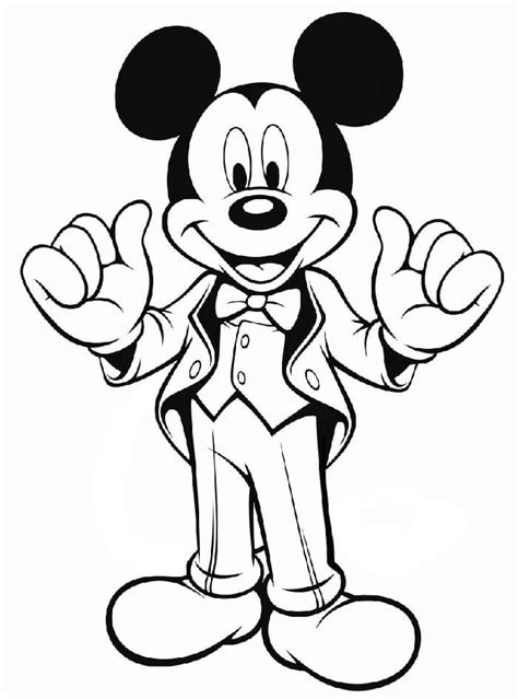 Planse De Colorat Cu Mickey Mouse Desene De Colorat