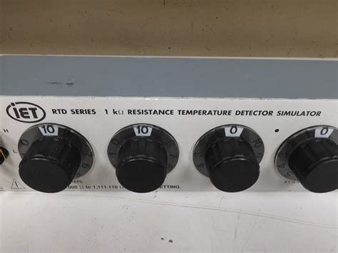 Iet Rtd Series Rtd 2 6 001 1kΩ Resistance Temp Detector