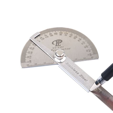 Multifunction Roundhead Angle Ruler Stainless Stee Grandado