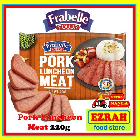 Luncheon Meat Frabelle 220g Shopee Philippines