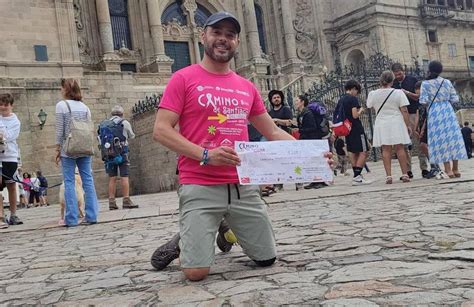 Antonio Ramírez Consigue 1300 Euros Para Luchar Contra El Cáncer Con Su Camino De Santiago