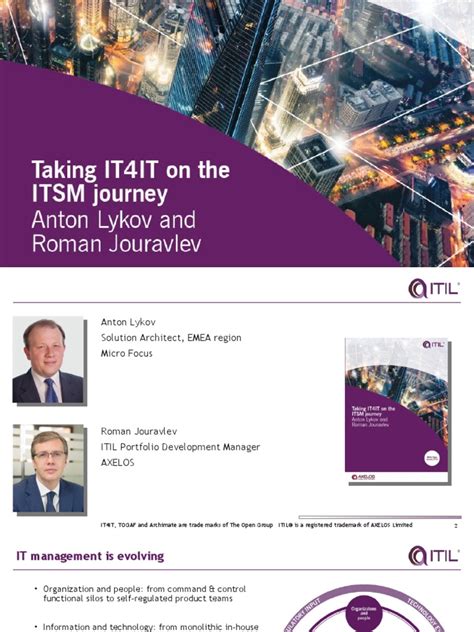 It4it Webinar 01 Pdf It Service Management Product Lifecycle