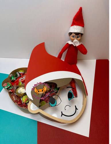 Elf Treat Box Svg Studio File Crabby Creations