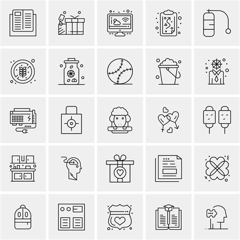 Location Map American Icons Flat And Line Filled Icon Set Vector Blue