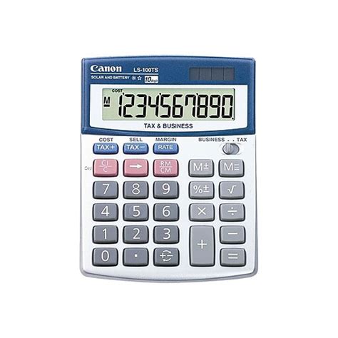 Canon Basic Calculators Ls 100ts 10 Digit Financial Calculator Staples