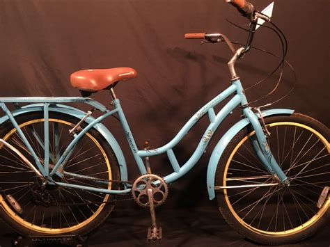 Blue Schwinn Clairmont 7 Speed Easy Step Cruiser Bike Test Site