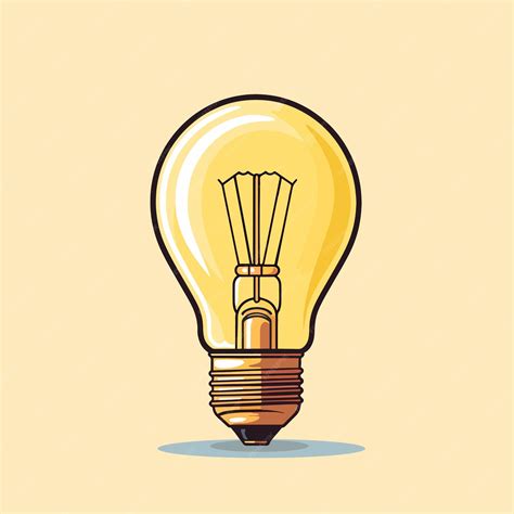 Premium Vector Simple Vector Light Bulb Illustration