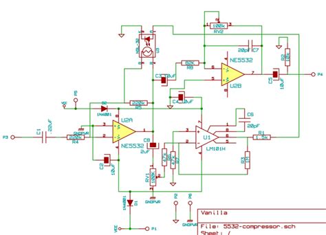 Audio Compressor Limiter Schematic Compressor Circuit Electr