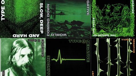 All 7 Type O Negative Albums In Order Of Release Date Albums In Order