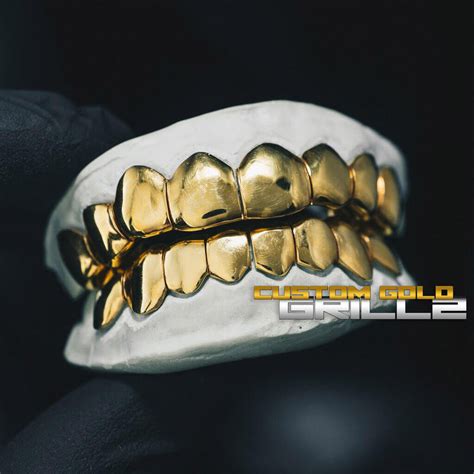 Buy Gold Grillz Custom And Premade Gold Teeth Online Custom Gold Grillz