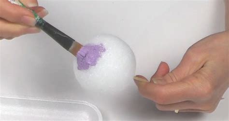 How To Paint A Styrofoam Ball Animaplates