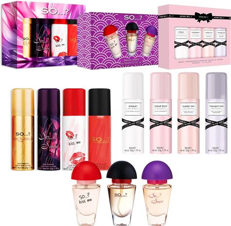 So… Womens Mixed T Sets Bundle Body Mist Fragrance Spray And Edt