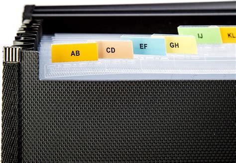 Dossier à Compartiments Dossier A4 Noir Dossier De Documents Dossier Dossier Pour Bol