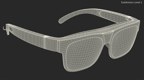Stylish Smart Glasses 3d Turbosquid 2061208