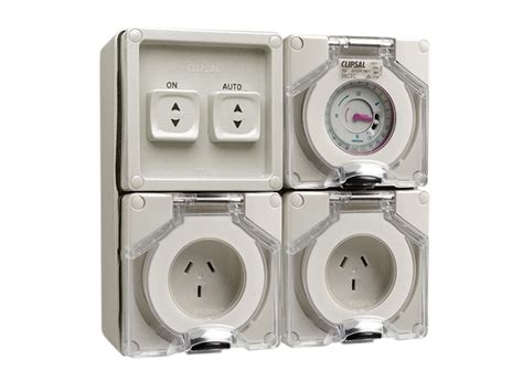 Clipsal 56ctc2so Switched Socket Outlet 250v 10a 3 Flat Pin