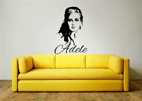 Adele Wall Art Sticker Decal A Fabulous Design For This Music Star Wall Art Shop