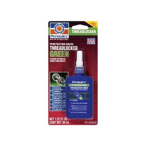 Permatex® 29040 ® Penetrating Grade Threadlocker Green